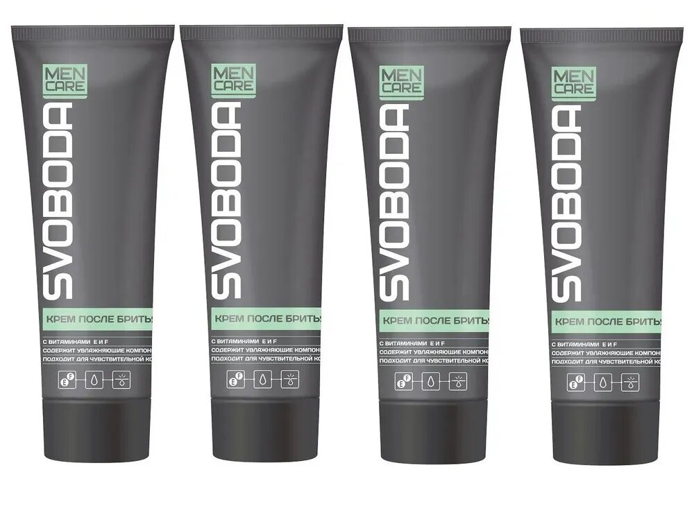 Крем после бритья Svoboda Men Care 80 мл, 4шт.