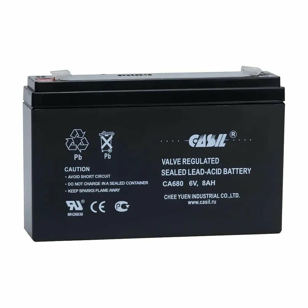 Аккумуляторная батарея CASIL CA680 6 В / 8 Ач 10601915