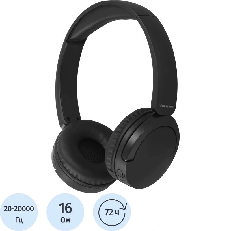 Наушники беспроводные Panasonic RB-HF630BG-K чёрный Арт. 2318101