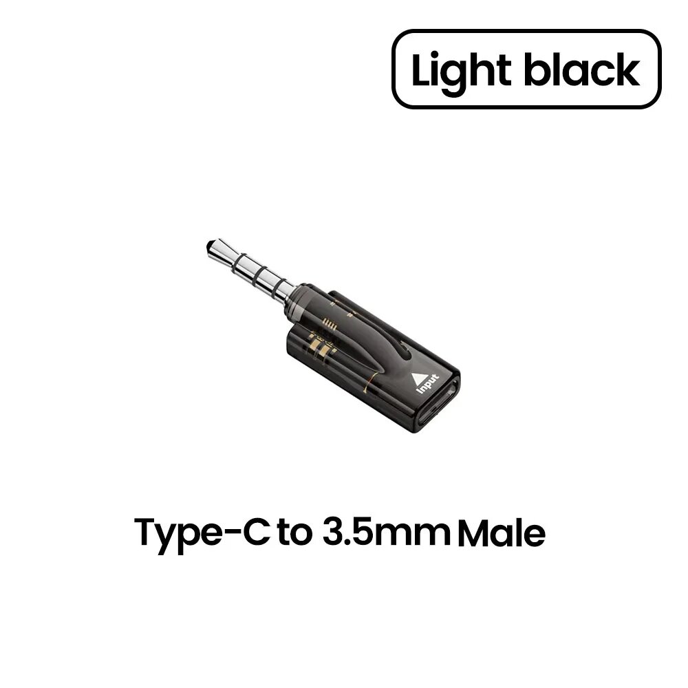 Аудиоадаптер Type-C на 3.5 мм Light Black