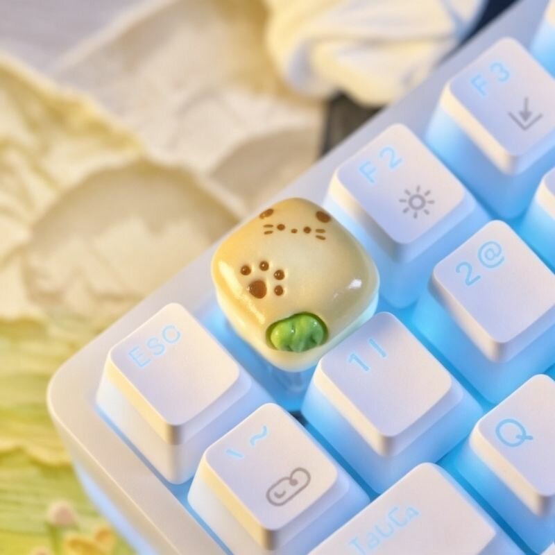 Колпачки для ключей Cat Cake из 3D-смолы
