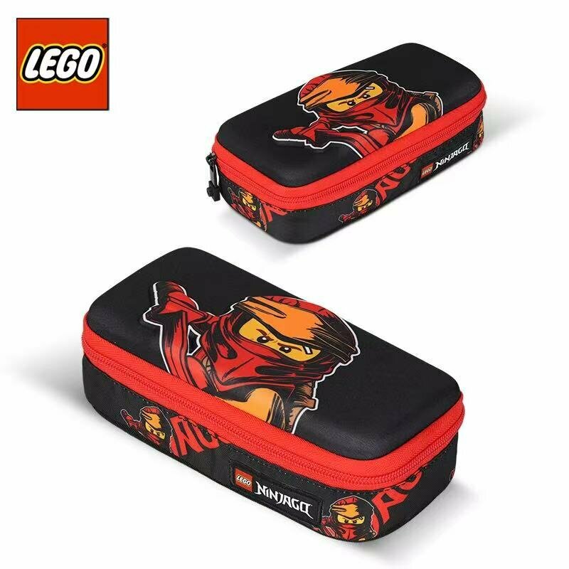 Пенал LEGO Stationery Box, Phantom Ninja Kai Student Double-Layer Cartoon Hard Shell Pencil Case, 20027