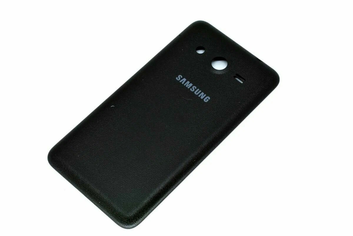 Задняя крышка, для Samsung Galaxy Core 2 DS SM-G355H, пластик, черная