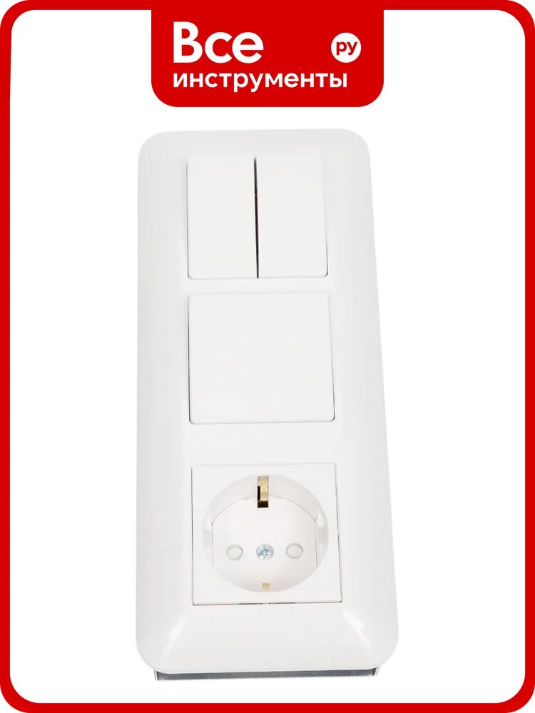 Блок Systeme Electric СП Blanca / Прима белый SE, для коридорарозничная упаковка