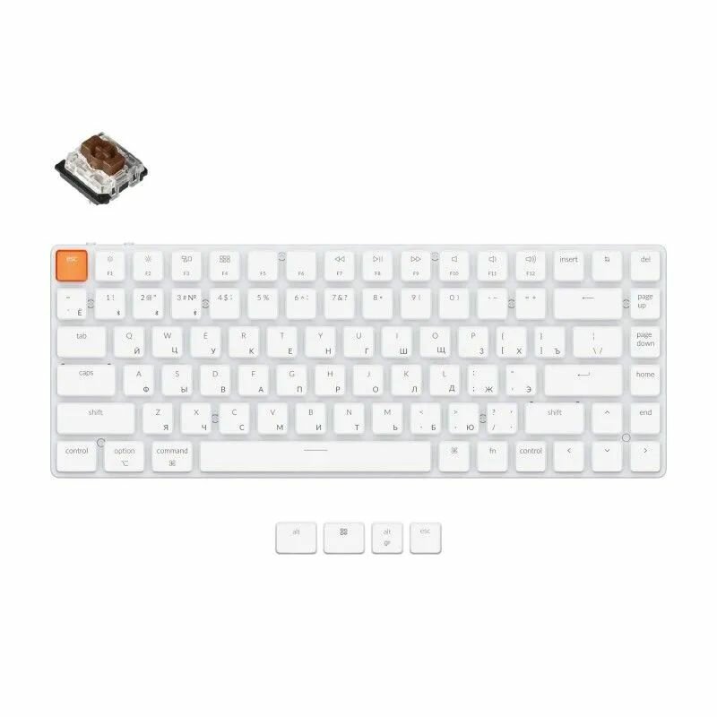 Механическая клавиатура Keychron K3 Gateron Brown Switch (K3-K3)