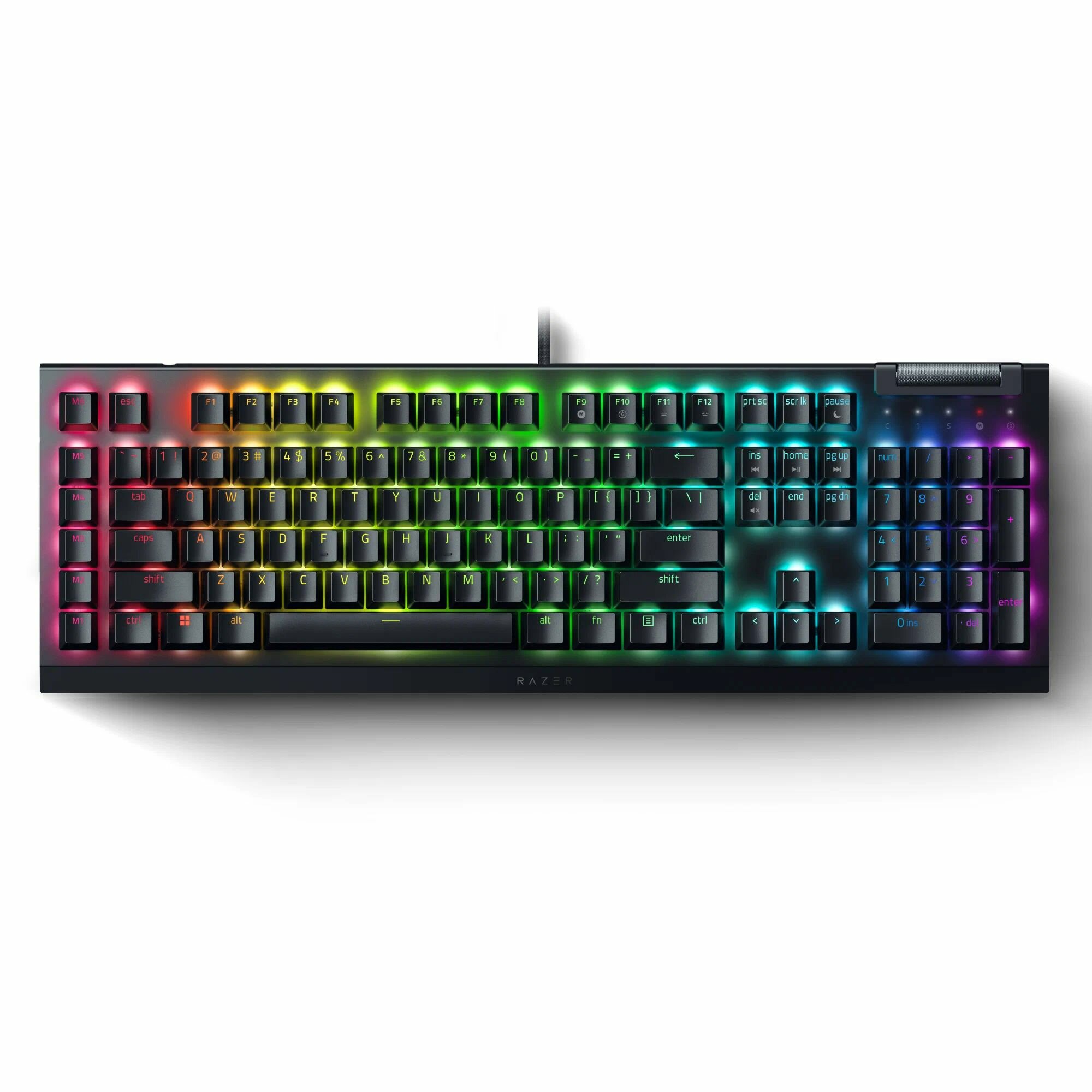 Razer BlackWidow V4 X Yellow switch Проводная механическая игровая клавиатура, русская раскладка, черная Уцененный товар