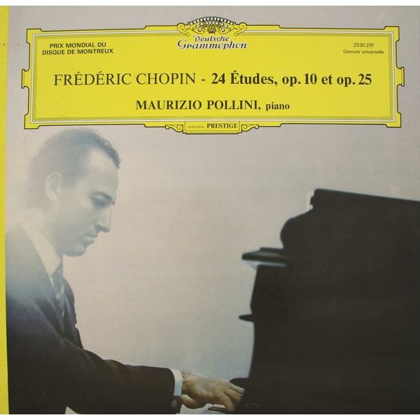 Винтажная виниловая пластинка CHOPIN - 24 ETUDES OP. 10 ET OP. 25 (MAURIZIO POLLINI)
