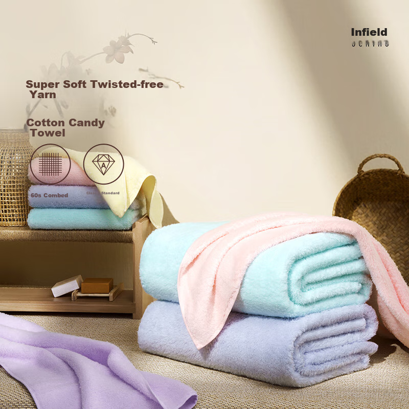 UCHINO Cloud Mousse Pure Cotton Towel для детей - мягкая впитывающая полотенца для умывания и горячего компресса, набор