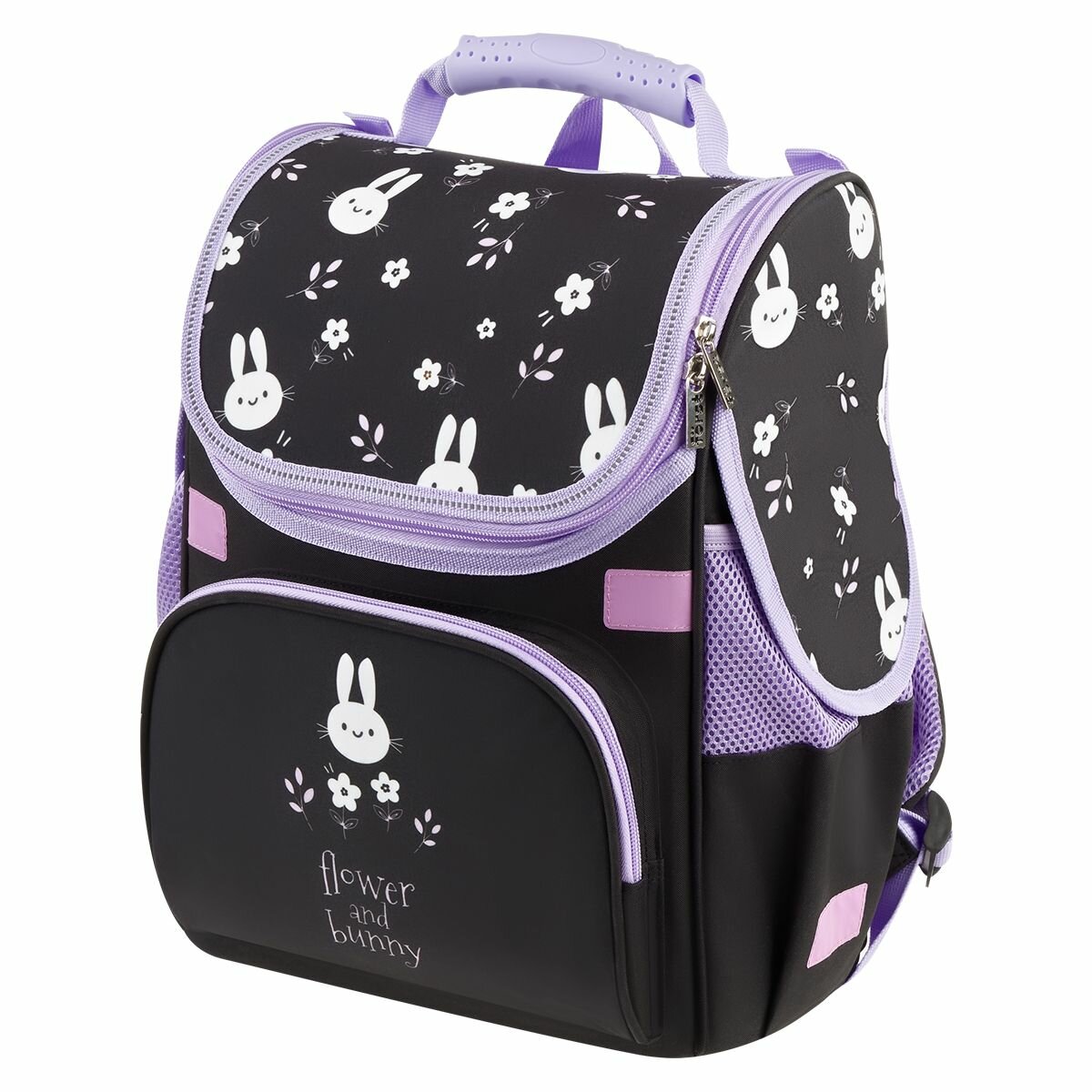Ранец школьный Forst Junior "Bunny" 37x28x21см, 1 отделение, 3 кармана, анатомическая спинка (AB_JN67549)
