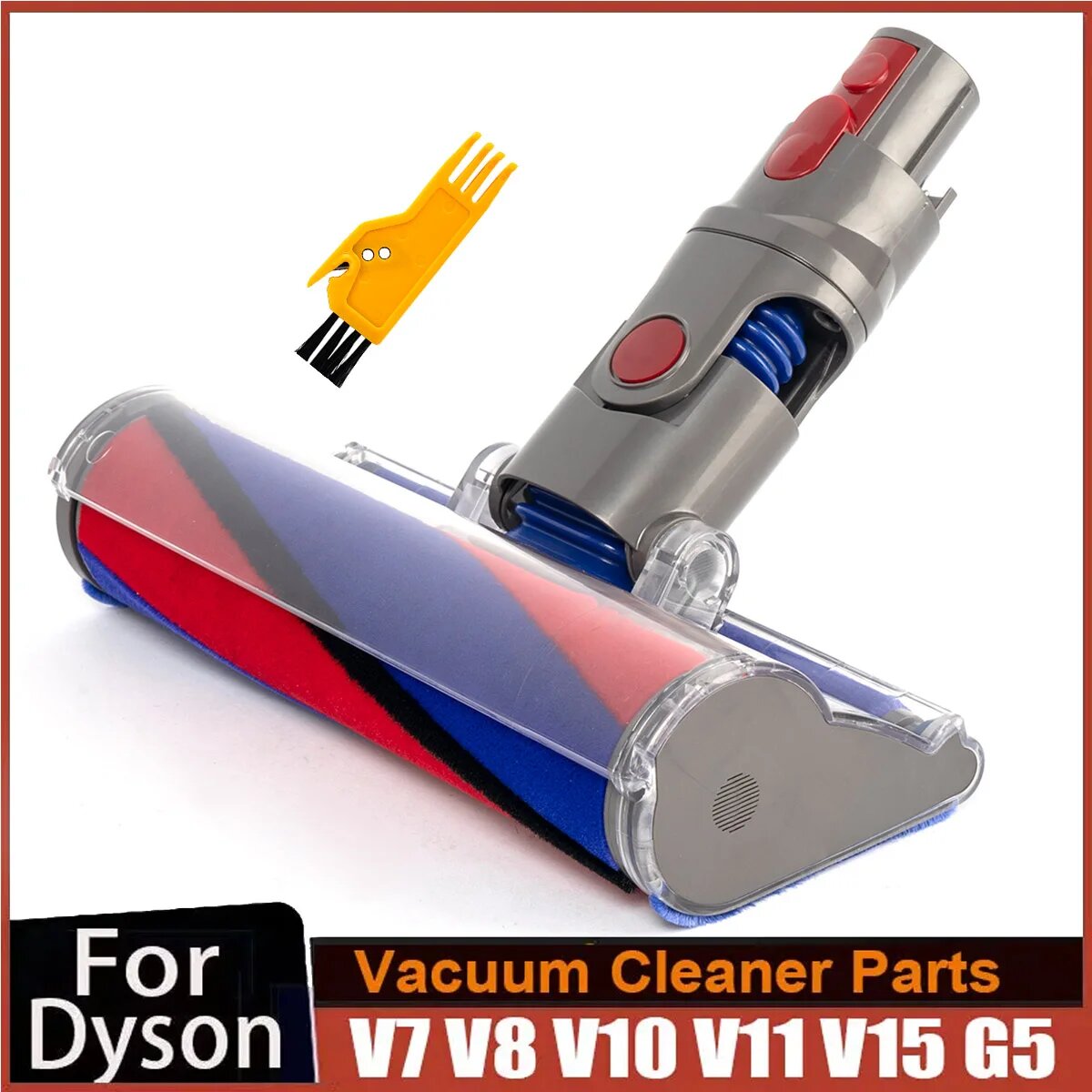 Мягкая щетка-насадка Vfbaidma для пылесосов Dyson V7 V8 V10 V11 V15 G5 as picture