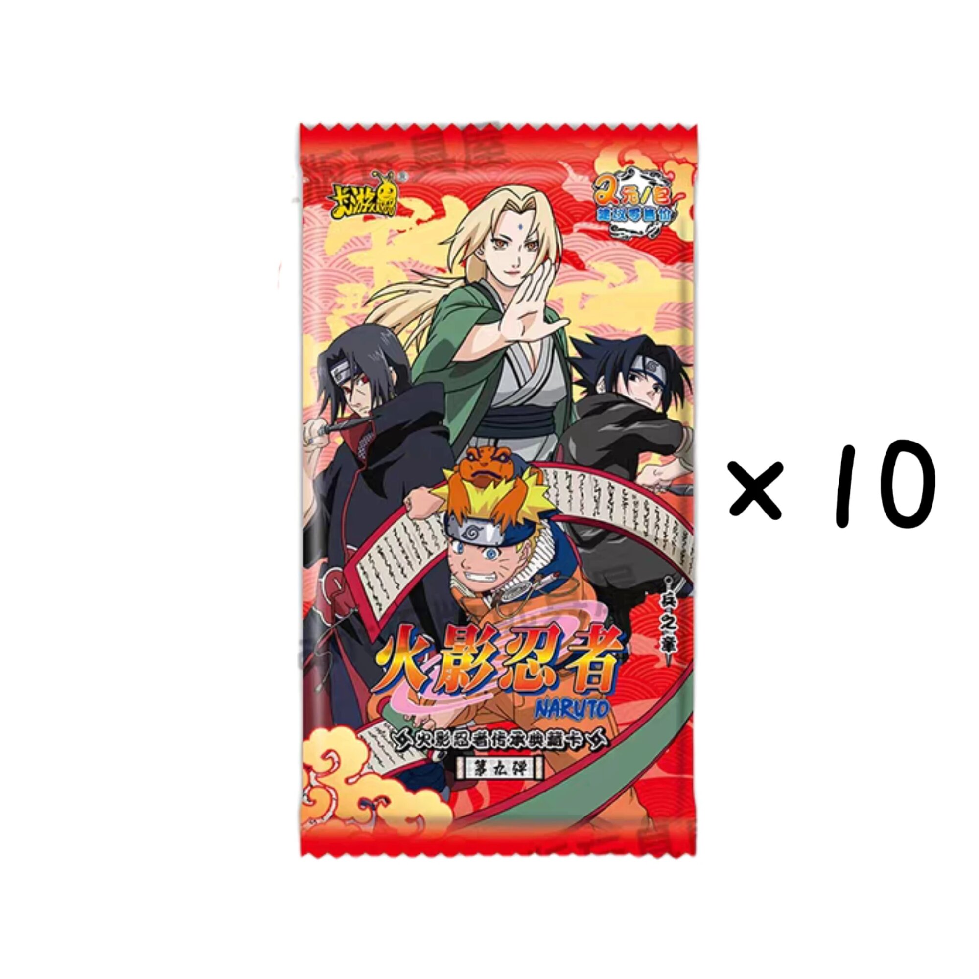 Коллекционные карточки KAYOU Наруто Черный, 10Bag(40Pcs Cards)