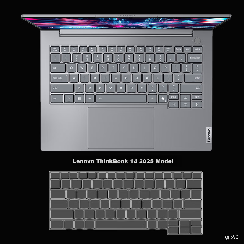 Jiasu Высокопрозрачная накладка для клавиатуры Lenovo ThinkBook14 2025 14 дюймов защита от пыли Цвет：Высокая