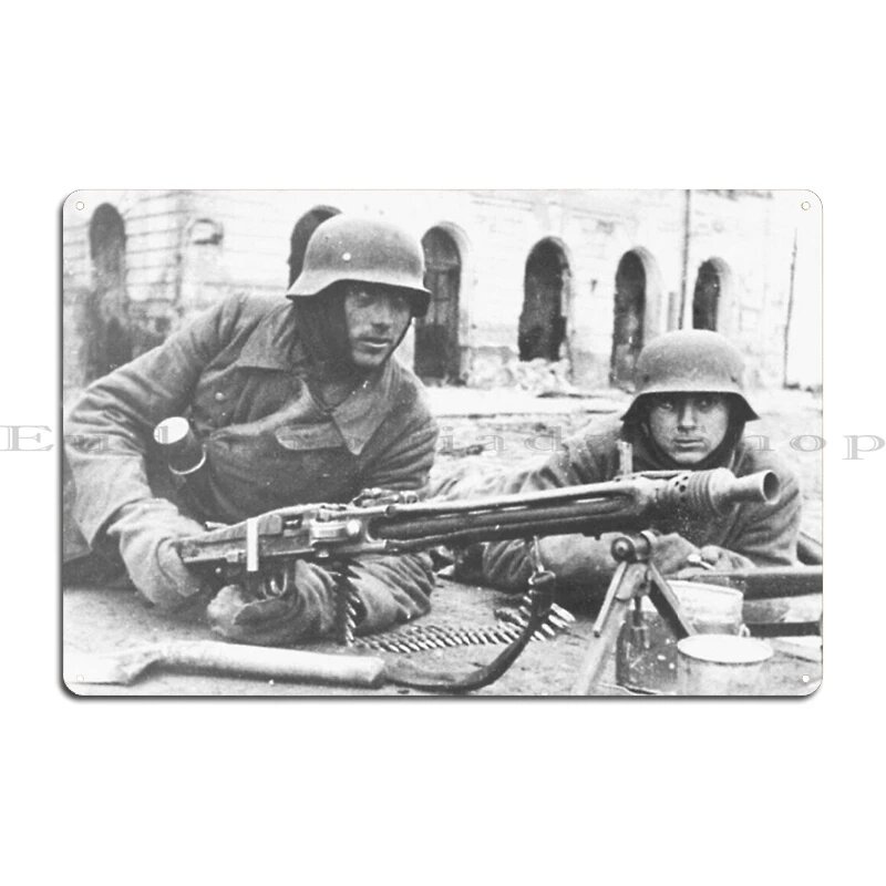 Металлическая табличка LEGENDS OF 1944 GERMAN WAR WORLD WAR 2