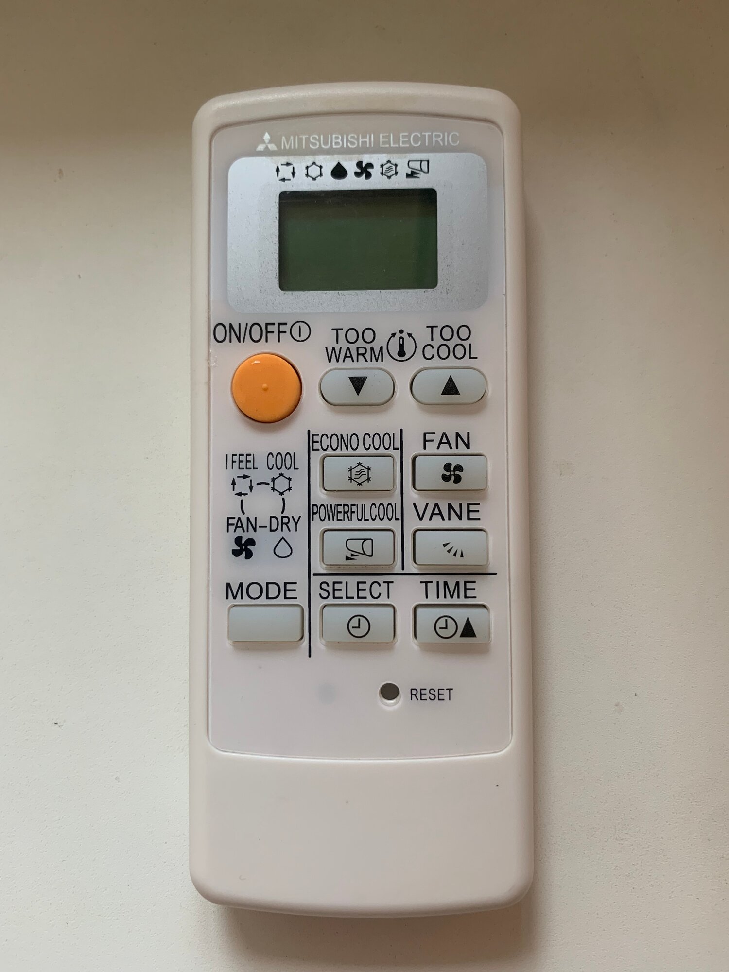 Mitsubishi Electric mp13a(ms16b, mp04b) пульт для кондиционера