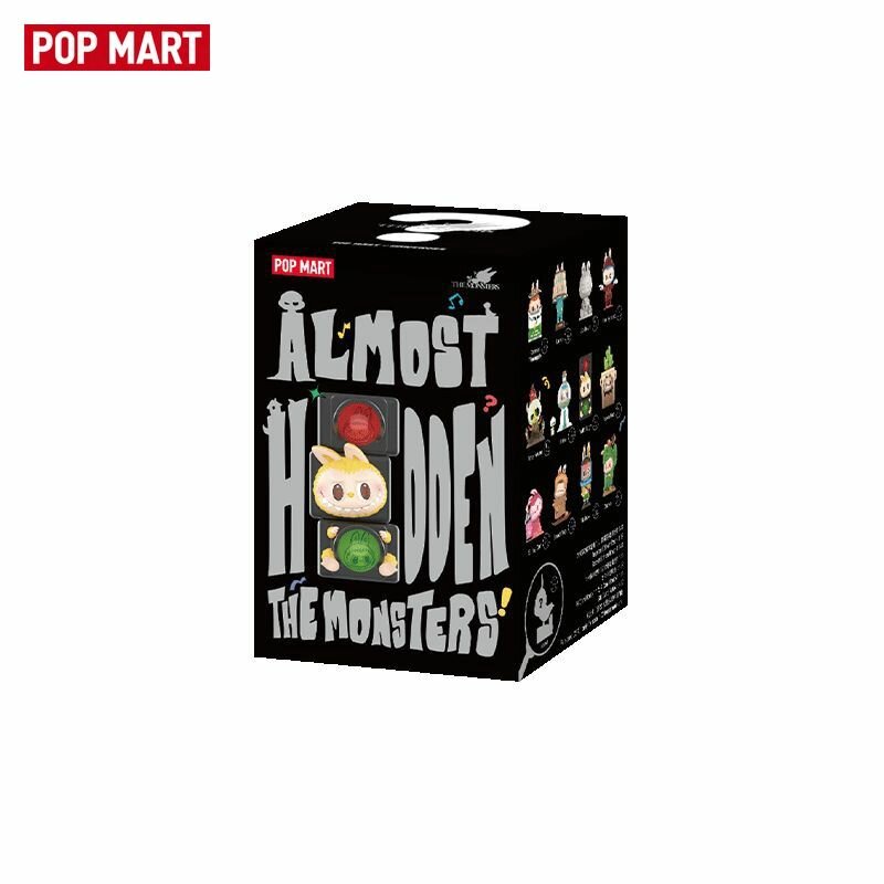 100% Original оригинал Коллекционная POP MART - Labubu THE MONSTERS Almost Hidden Series, Подарки,1 шт