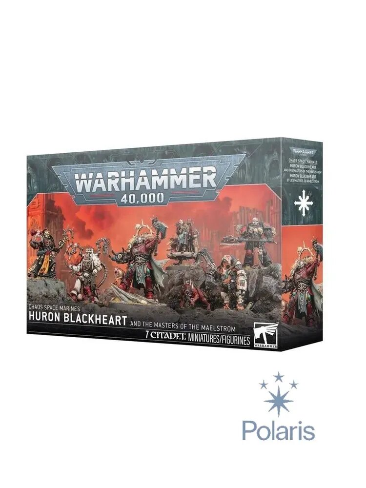 Warhammer 40000 Chaos Space Marines: Huron Blackheart and the Masters of the Maelstrom, набор миниатюр (английская версия)