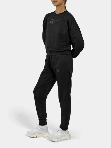 Брюки спортивные Reebok, размер M, черный — фото 1