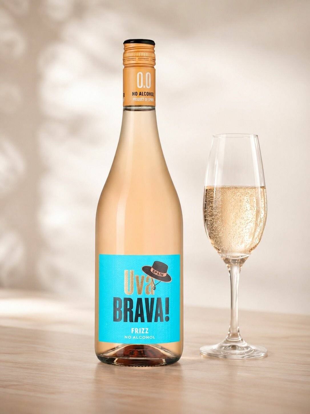 Вино безалкогольное Uva Brava Frizz Rose, 0,0%, 1шт. Bodegas Reymos