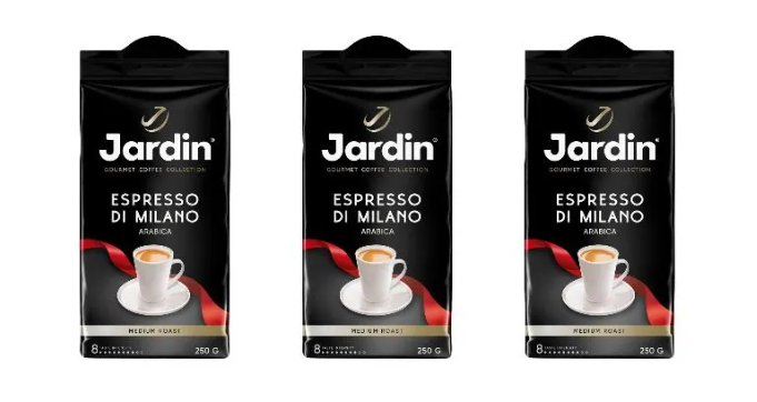 Кофе молотый Jardin Espresso Stile Di Milano 250 гр. x3 штуки