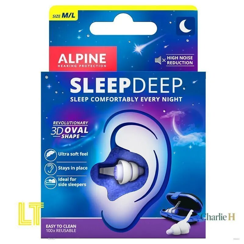 Беруши для сна Alpine SleepDeep фиолетовые