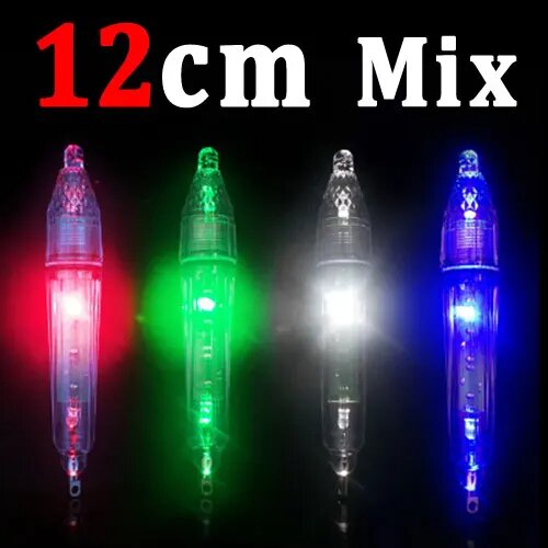 Подводная рыболовная лампа Bimoo 4 шт. F12 4pcs Mix Color