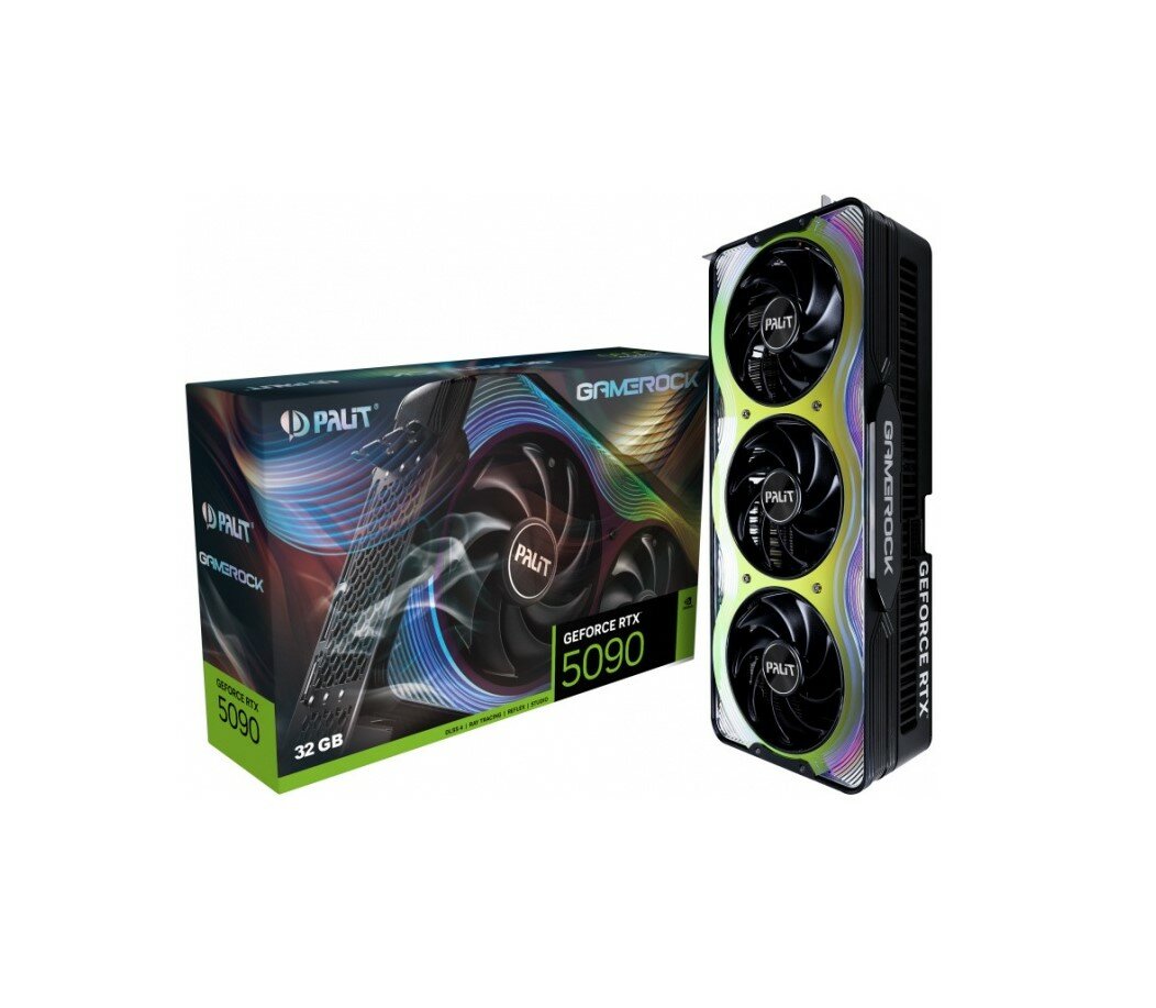 Видеокарта PALIT GeForce RTX 5090 GAMEROCK 32G NE75090019R5-GB2020G