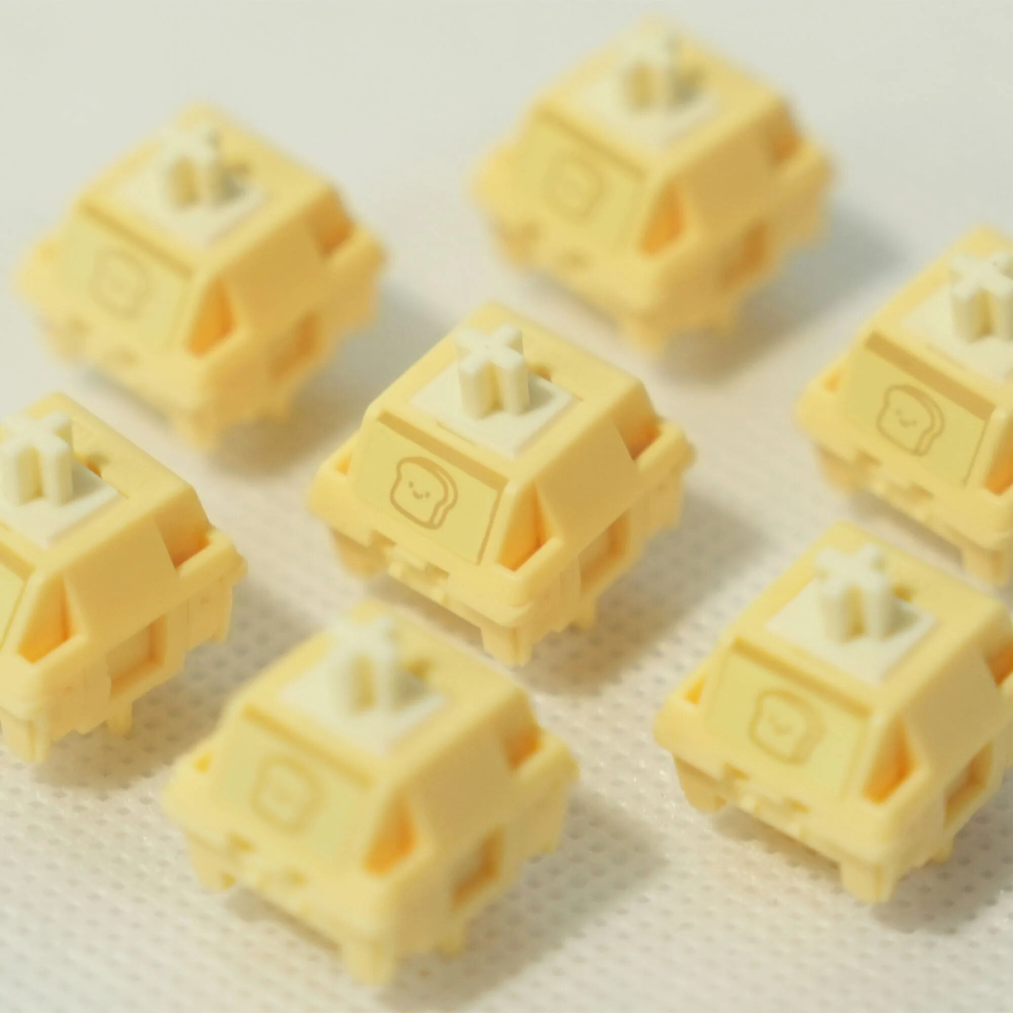 HMX Toast Switch Linear Thocky Switches для механических клавиатур 10 PCS, 45g