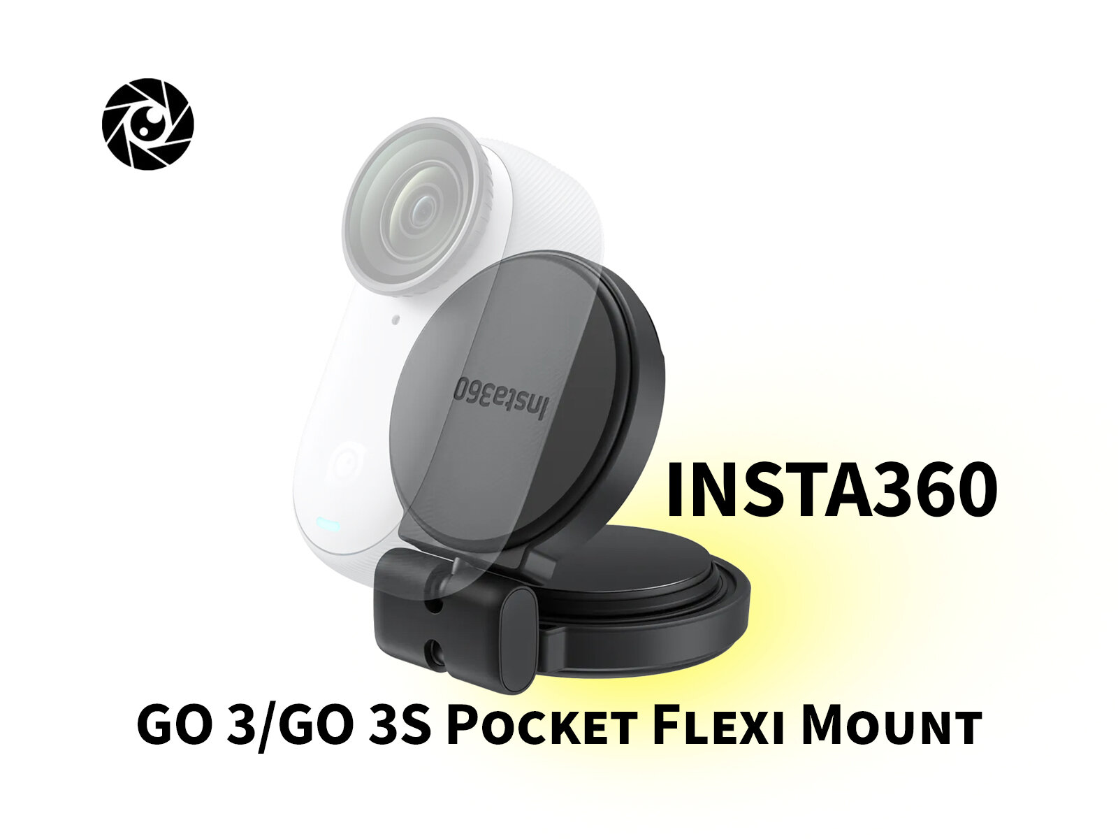 Компактное магнитное крепление для Insta360 GO 3/GO 3S Pocket Flexi Mount