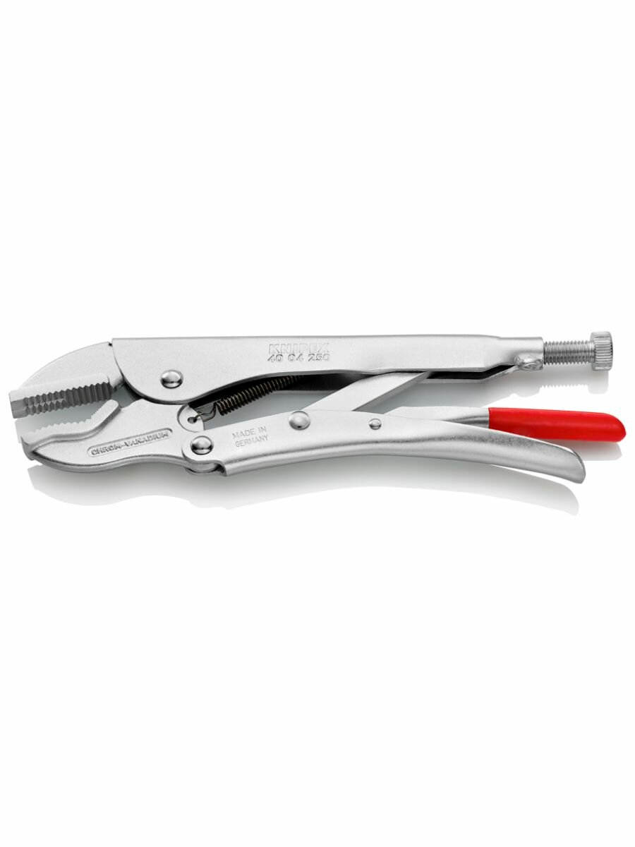 Зажим Knipex универсальный ручной, круг 35 мм, квадрат 30 мм, под ключ 32 мм, длина 250 мм, KN-4004250