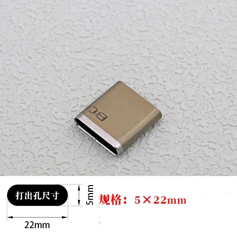 Пробойник для кожи ручной из высокоскоростной стали 5x22mm-1pcs