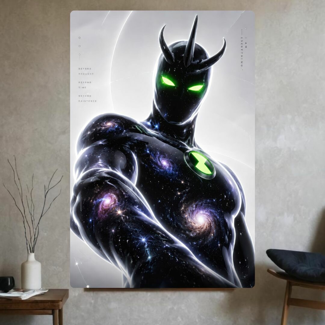 Картина на металле (Бен 10) 20*30 см