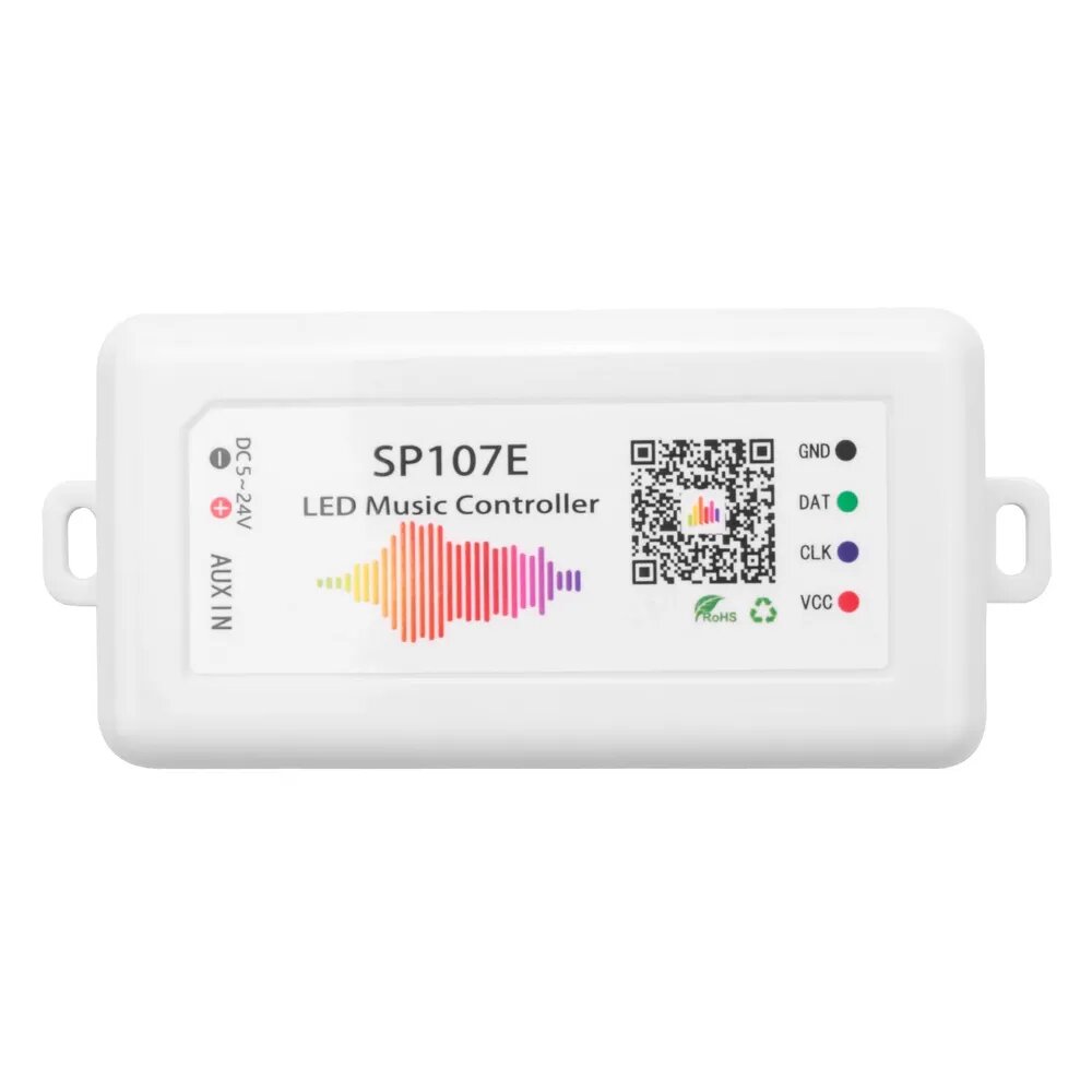 WIFI RGB SP107E Pixel IC SPI Music Bluetooth Controller для WS2812 SK6812 SK9822 RGBW APA102 LPD8806 Strip DC5-24V