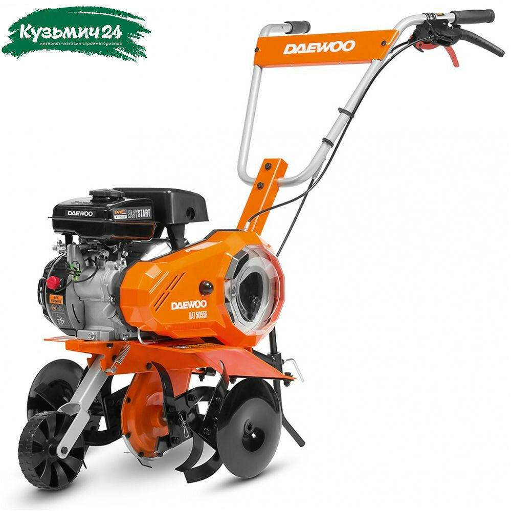 Культиватор бензиновый Daewoo DAT 5055R, ширина обработки 55 см, 3450 Вт