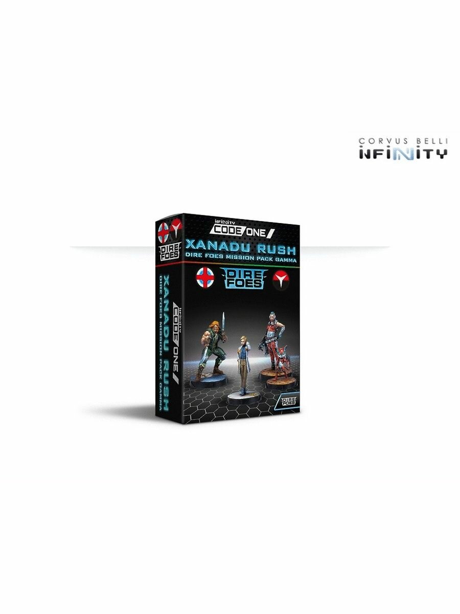 Миниатюры для настольной игры Infinity the Game "Dire Foes Mission Pack Gamma: Xanadu Rush"