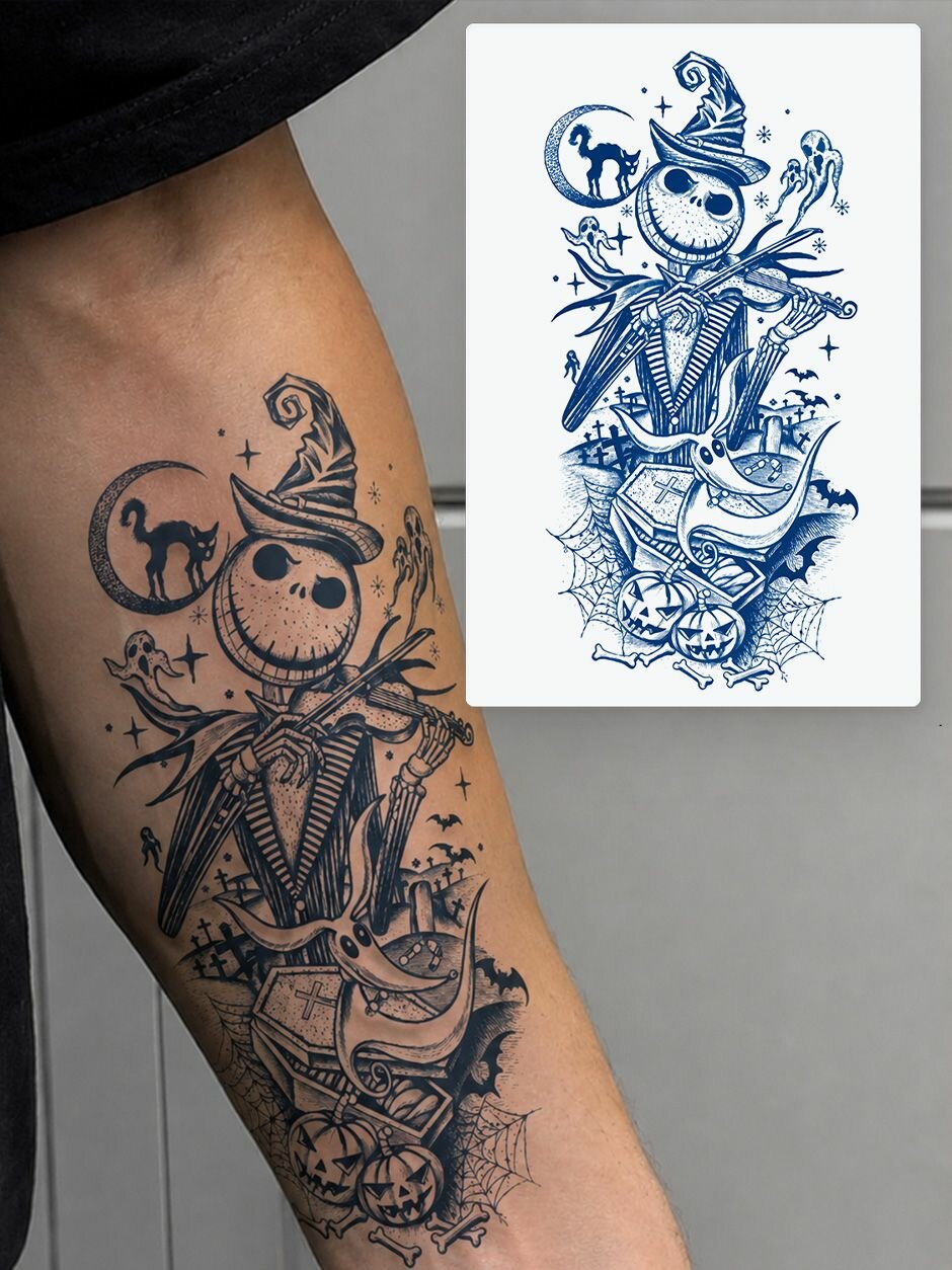 Tattoo'шки Временная тату без пленки 11*18см (темнеет через 24 часа) временная татуировка 11х18см темнеет через сутки без пленки