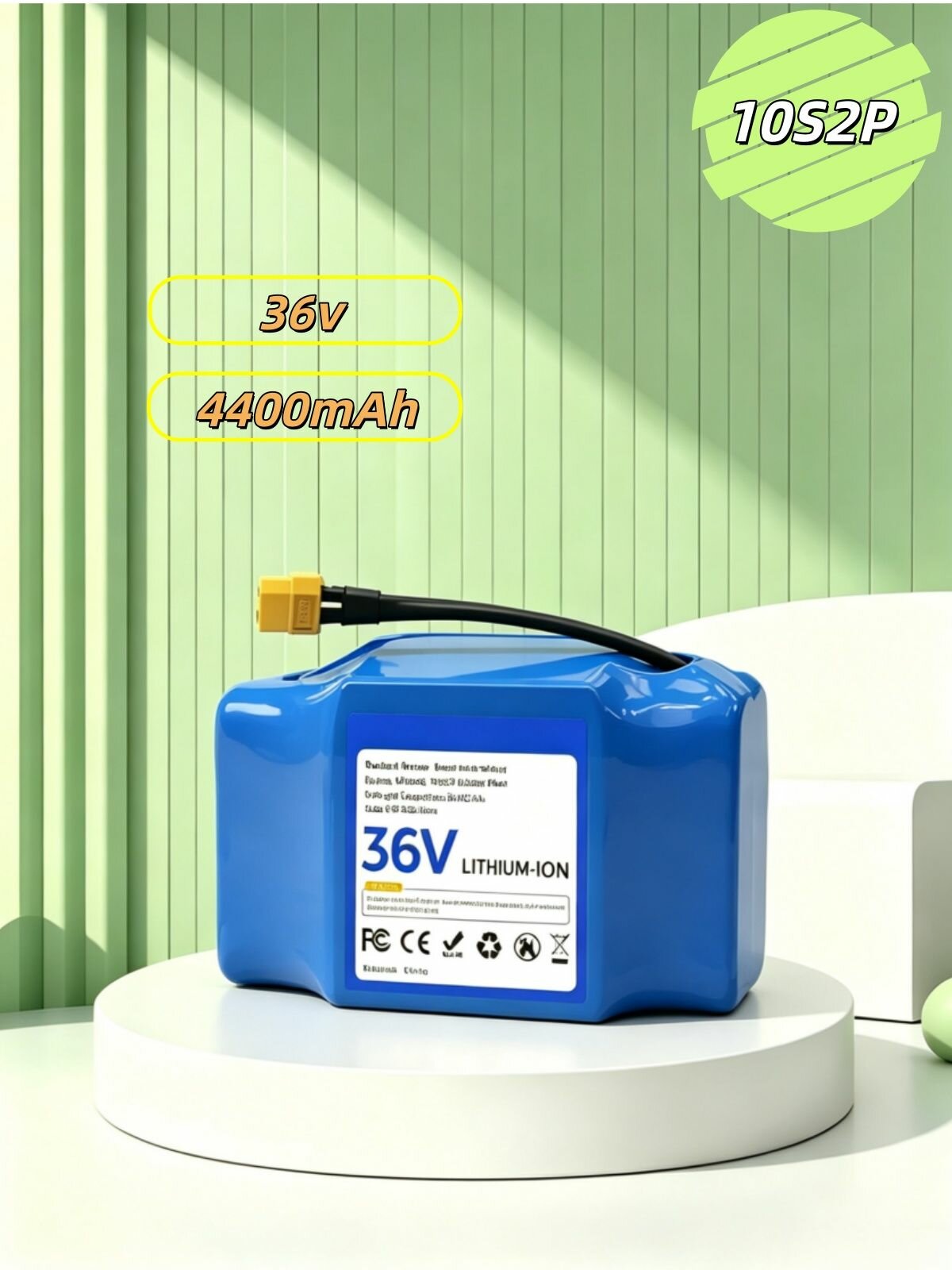 Аккумулятор литий-ионный 10S2P 36V 4400mAh для электросамоката и электровелосипеда