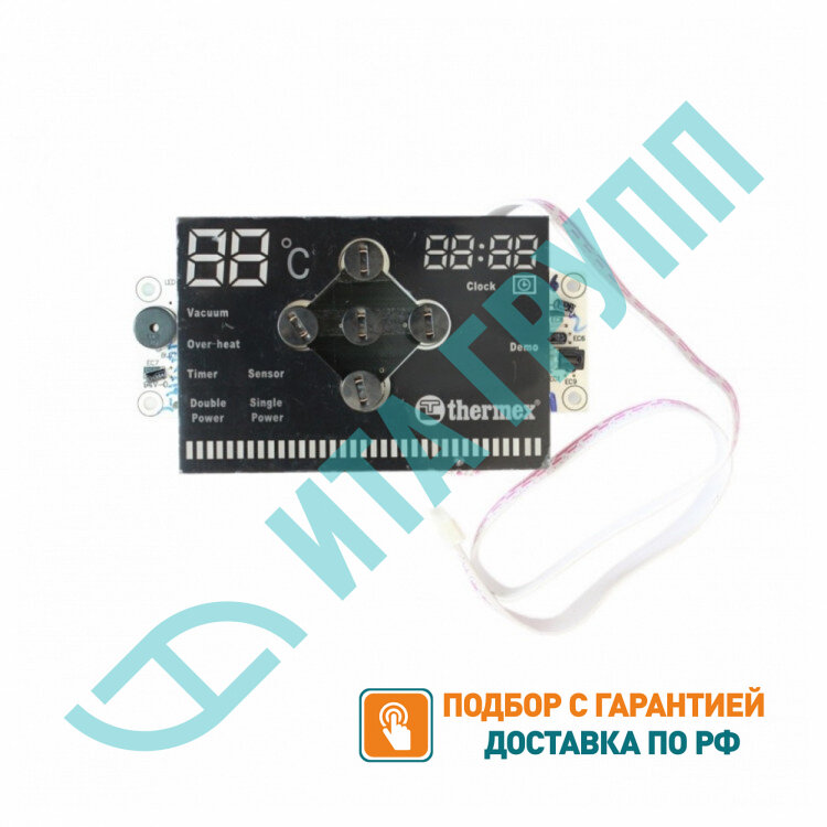 Панель управления водонагревателя, с дисплеем, Thermex, 66069