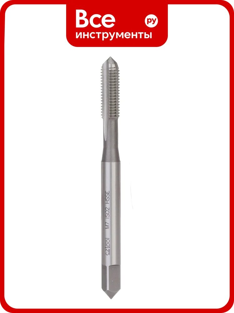 Машинный метчик Bucovice Tools М7, шаг 1.0 мм HSSE DIN371 172070