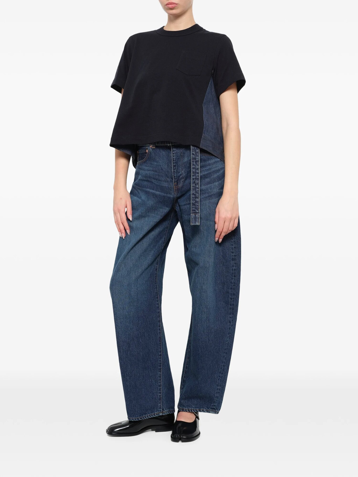 Джинсы Sacai Belted jeans, размер 42 — фото 1