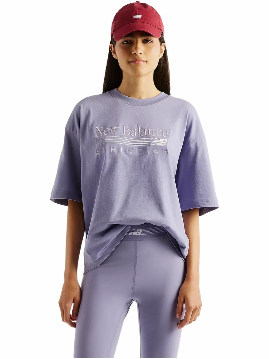 Футболка спортивная New Balance Trackside Oversized T-Shirt