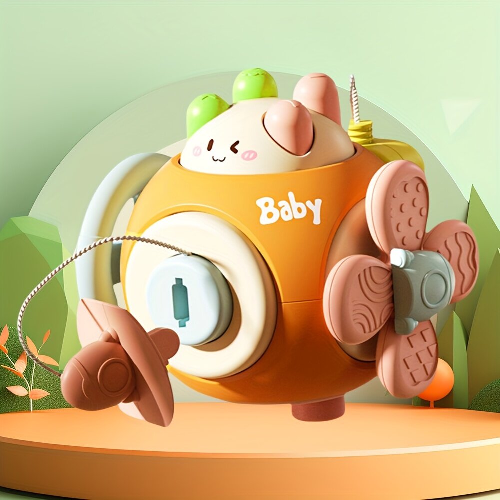 Развивающий кубик-головоломка Busy Ball 6-в-1 из ABS-пластика, случайный цвет