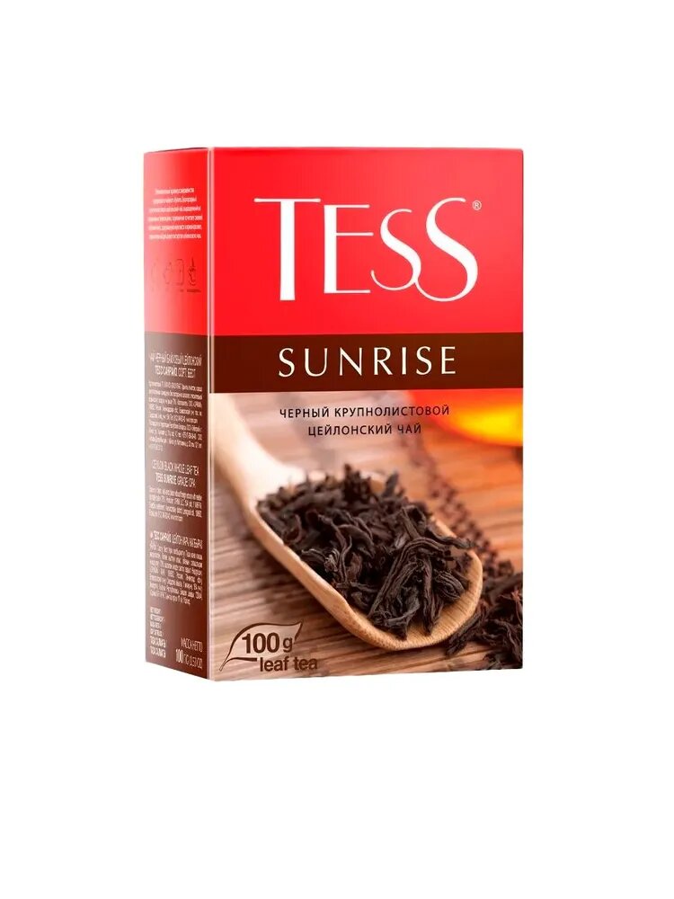 Чай листовой черный Tess Sunrise, 100 г