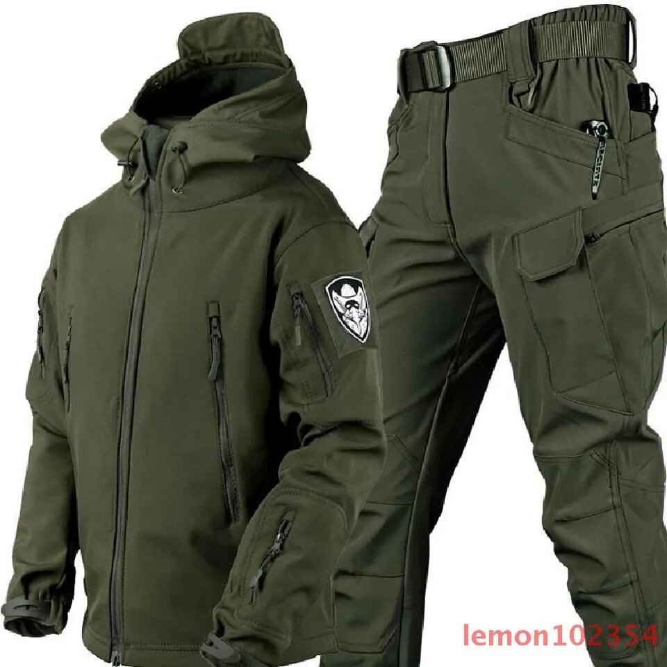 Куртка из акулы Тактический костюм. Одежда с мягкой оболочкой lemon102354