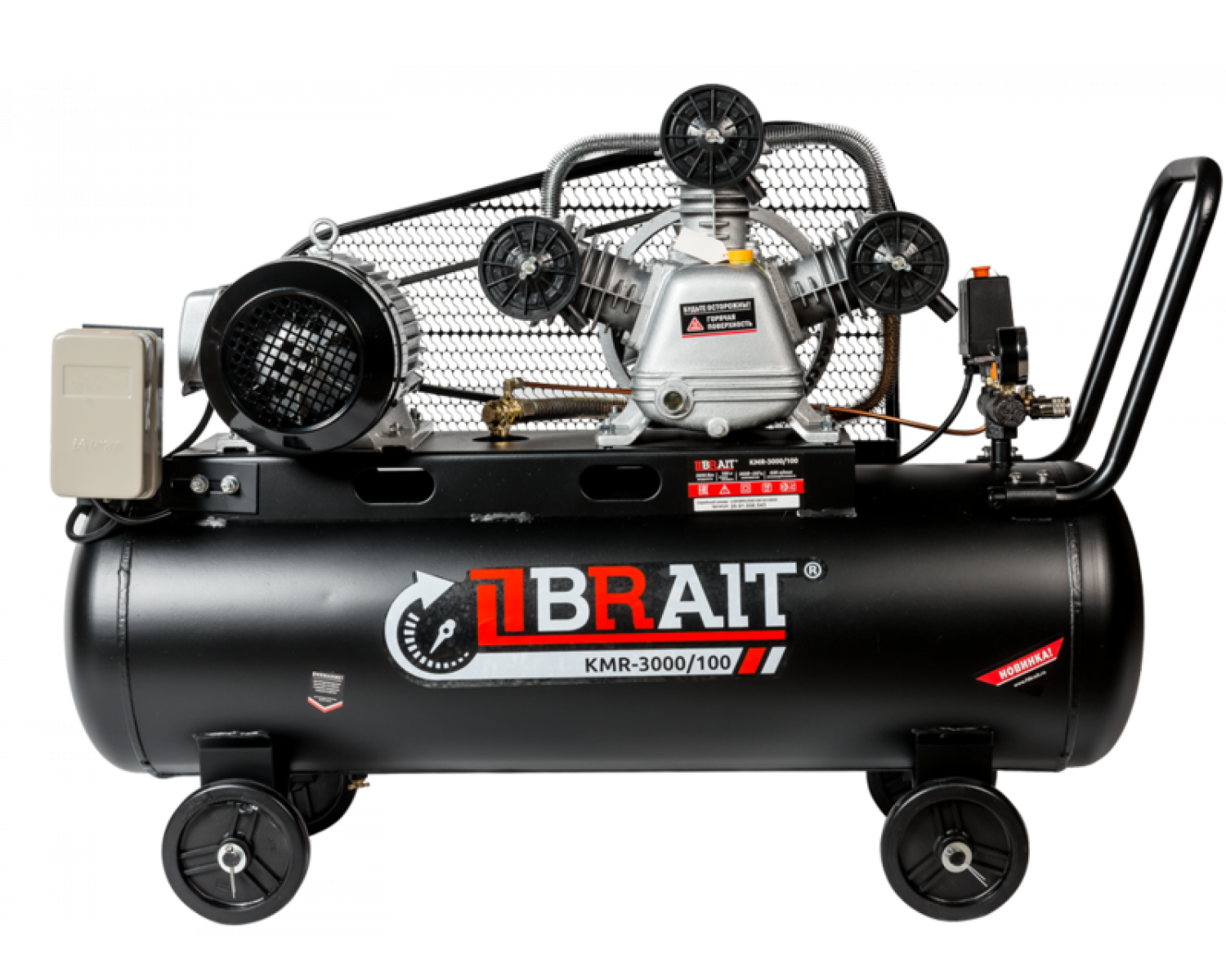 Компрессор воздушный BRAIT КМR-3000/100