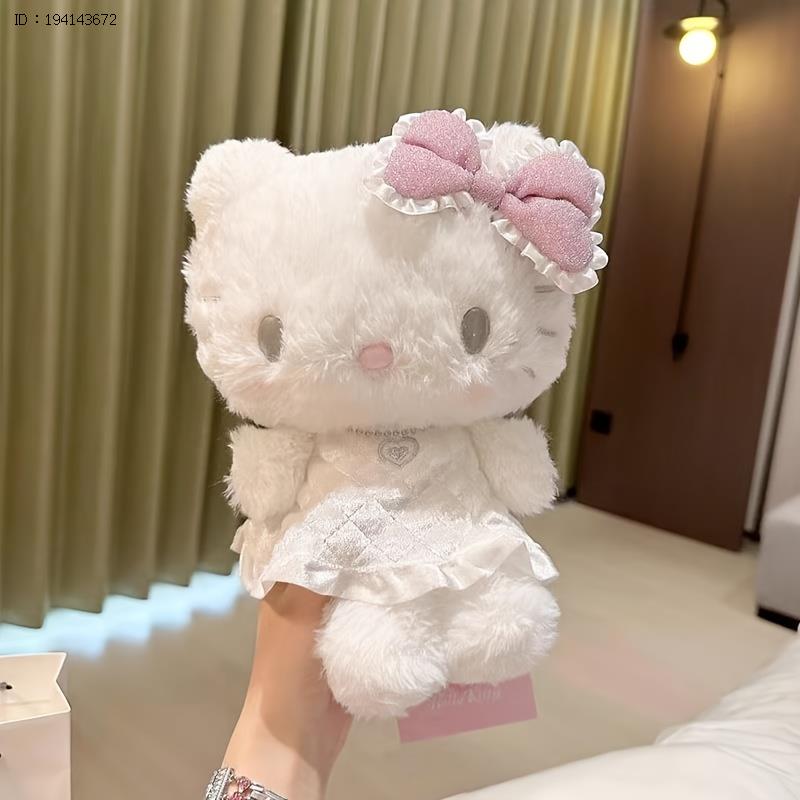 [] Милая плюшевая кукла Hello Kitty, подходит для украшения дома, свадебная кукла для бросания, идеально подходит для праздничных подарков, сувениров для вечеринок, идеальный подарок для нее