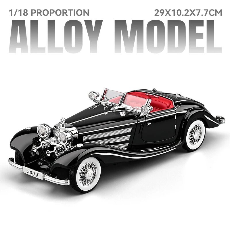Maisto Mercedes-Benz 500K 1936, черный