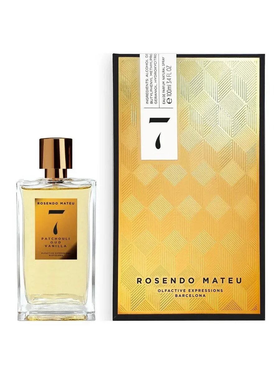 Rosendo Mateu No.7 Patchouli Oud 100 мл оригинал Парфюмерная вода