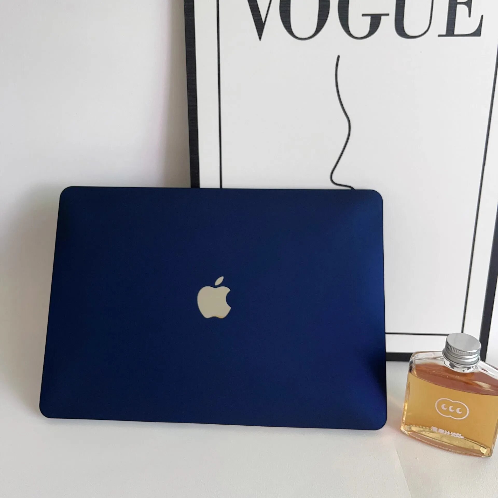 Жесткий кейс Macbook Чехол-накладка Case для Pro 15 (2016-2018) with touch bar (A1707 / A1990) Матовый темно-синий