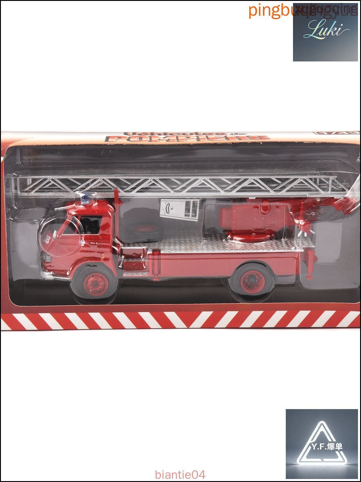 1/43 Красный мини пожарный автомобиль модель игрушки