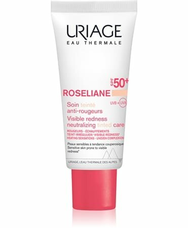 Тоник для ухода за кожей Uriage Roseliane CC Cream SPF 50+, оттенок Light Tint, 40 ml